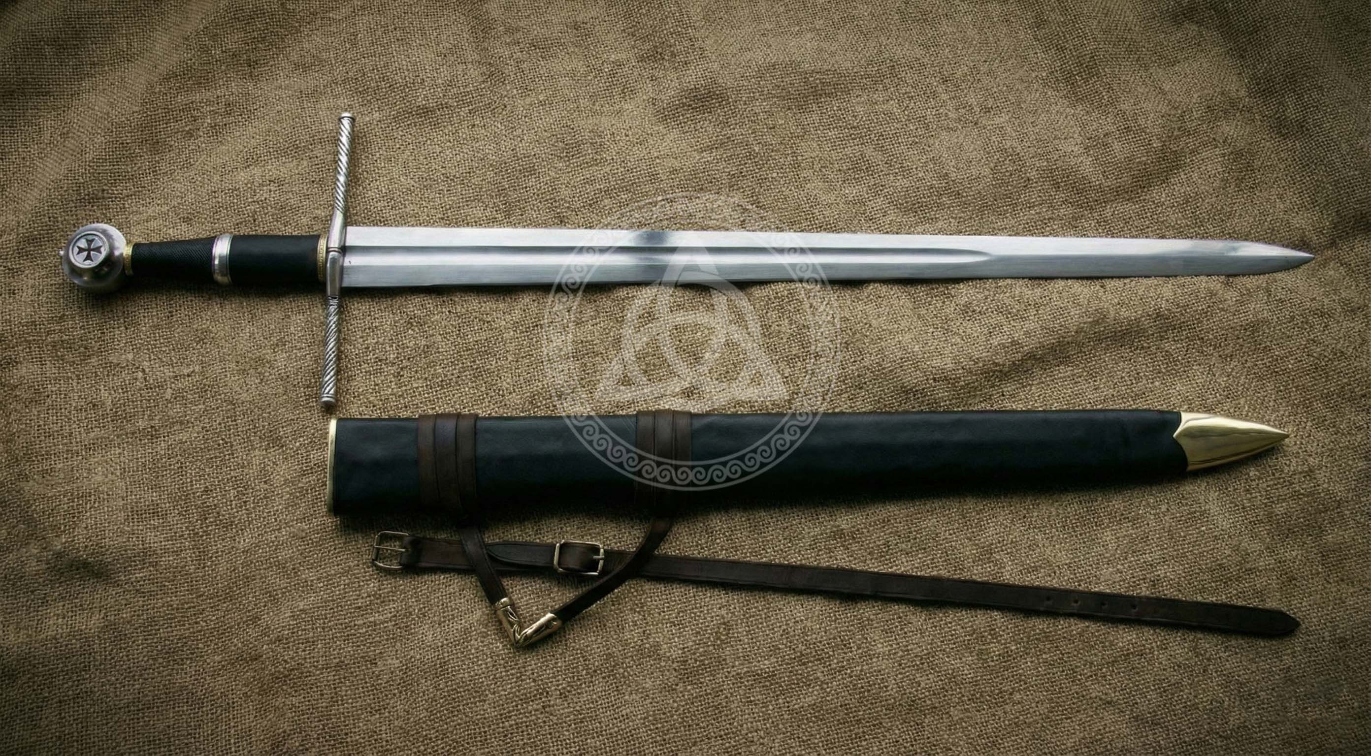 Medieval Hand-Forged Sword | Historical Replica Steel Blade Second ...