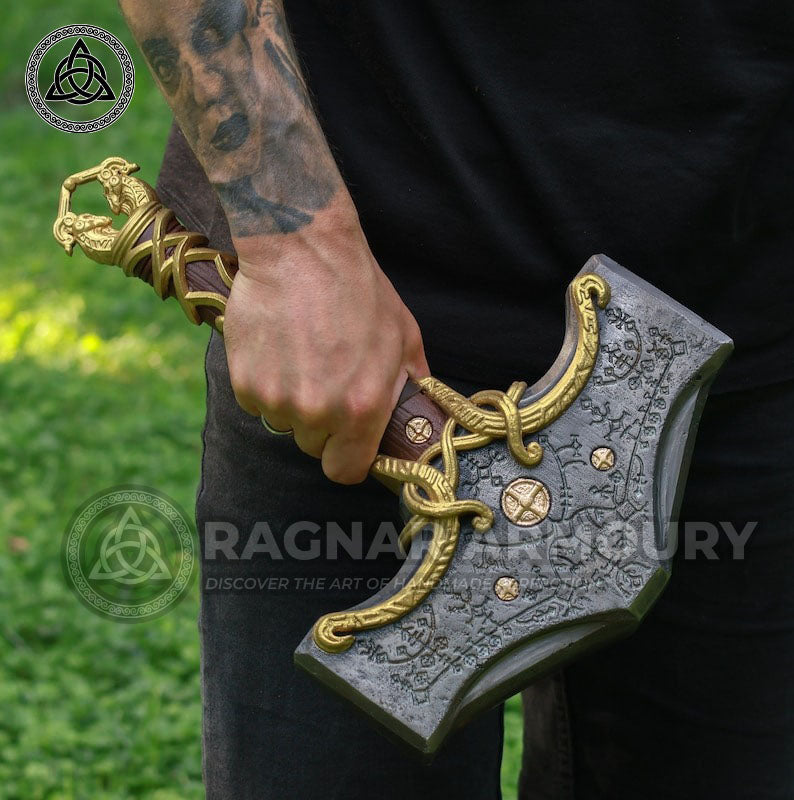 Mjolnir Metal Hammer, Thor Mjolnir Hammer, Personalized Viking Hammer ...