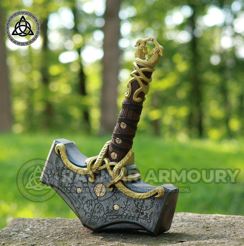 Mjolnir Metal Hammer, Thor Mjolnir Hammer, Personalized Viking Hammer ...