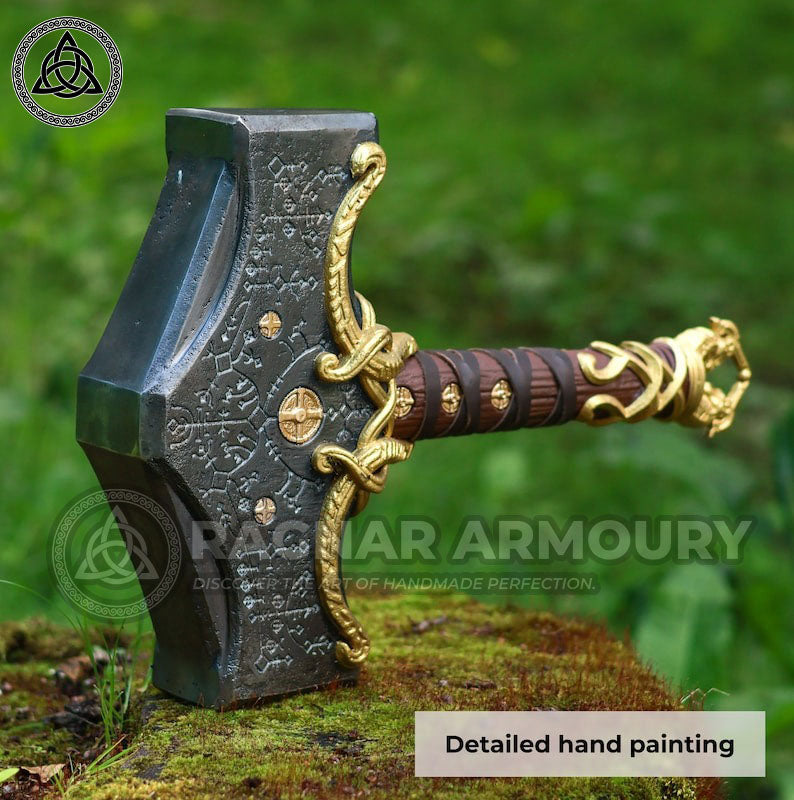 Mjolnir Metal Hammer, Thor Mjolnir Hammer, Personalized Viking Hammer ...