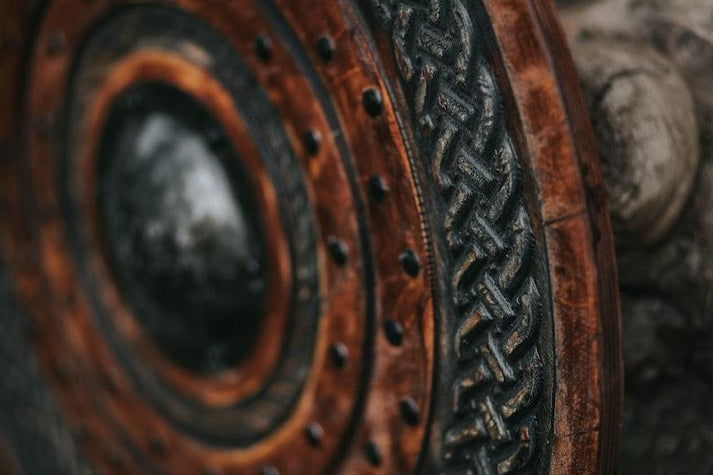 Ragnar Armory-Handmade 24"inch Authentic Viking Battle Shield, Gift For ...